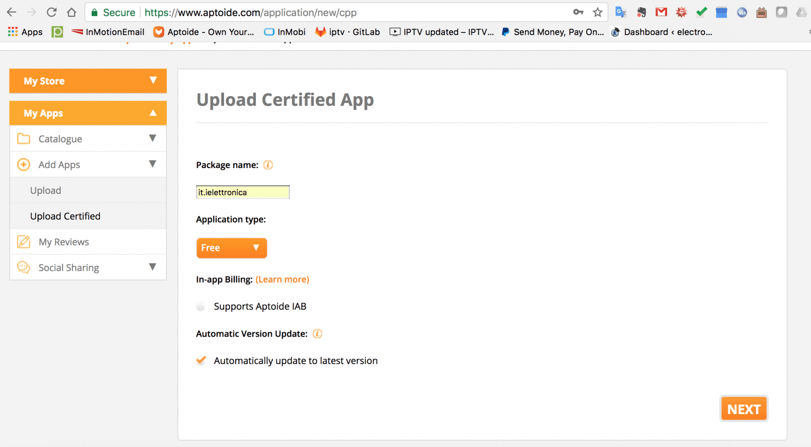 How to certificate the Android APP on Aptoide - electronics-engineering